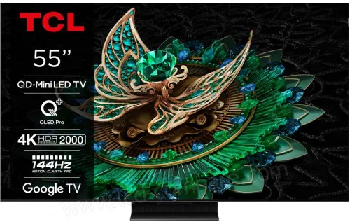 Телевізор 55" MiniLED 144Hz Google TV TCL (55C89B) купити за кращою ...